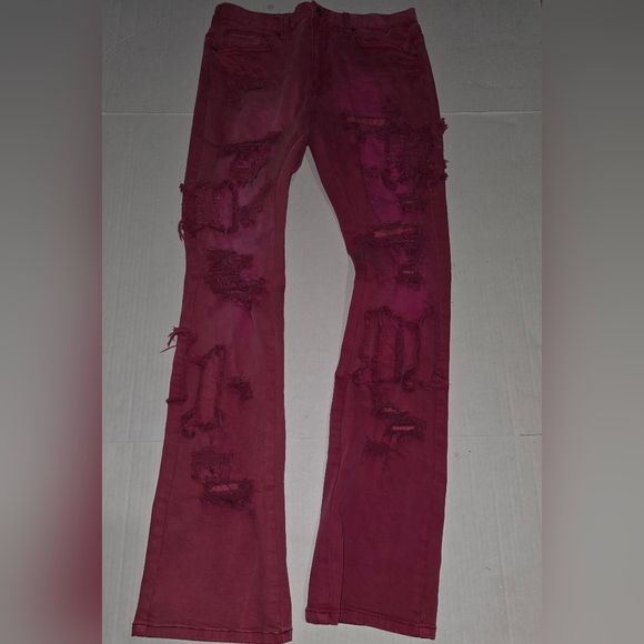 Grindhouse | Jeans | Mens Flared Stacked Ripped Flare Jeans Grindhouse ...